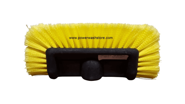 11" Multi-Surface Yellow Polystyrene Bristle Brush | Power Wash Store