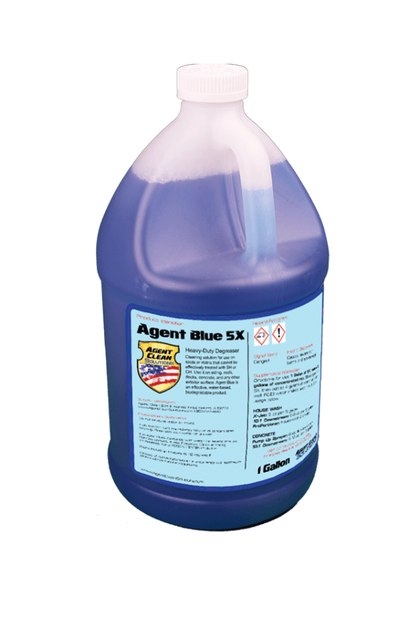 Agent Blue 5x Concentrate - 1 Gallon | Pressure Washer Detergent ...
