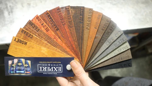Expert Stain & Seal Wood Stain Color Samples Fan Deck | Power Wash Store